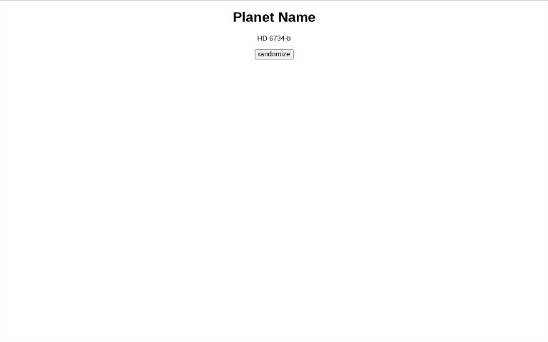 planetnamegen ― Perchance Generator