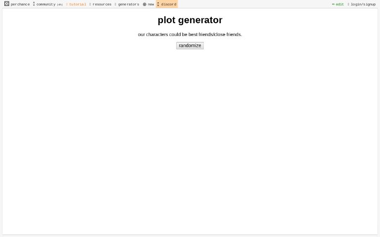 plot generator