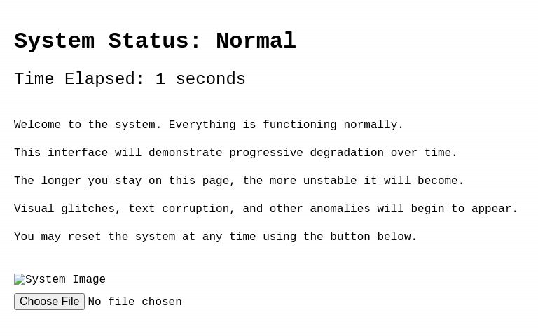 System Status: Normal ― Perchance Generator