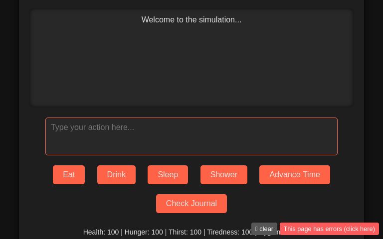 Perchance Simulation ― Perchance Generator