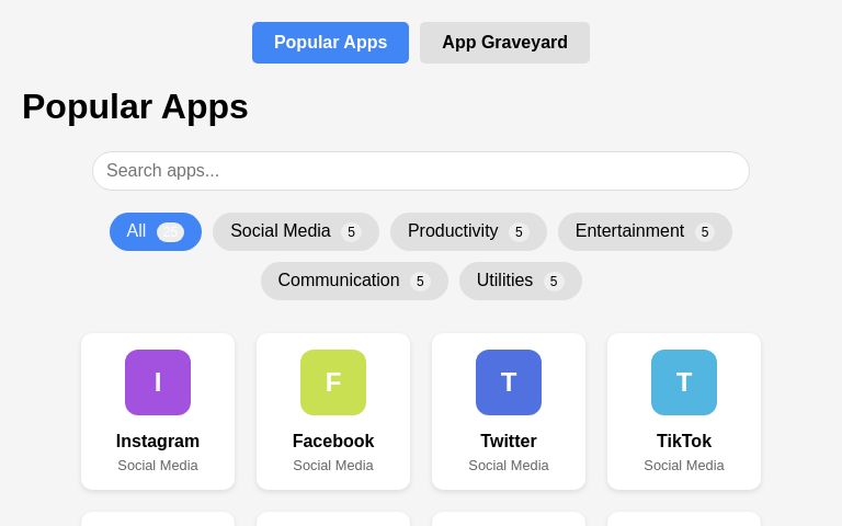 Popular Apps ― Perchance Generator
