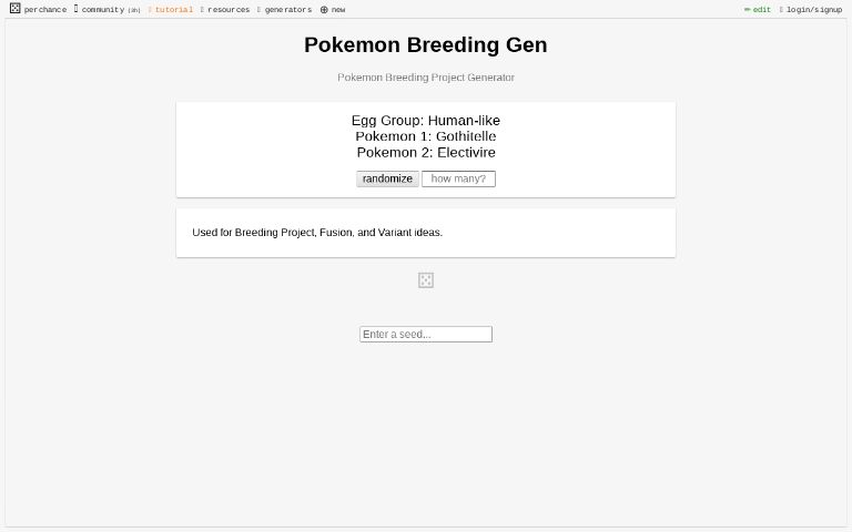 Pokemon Breeding Gen