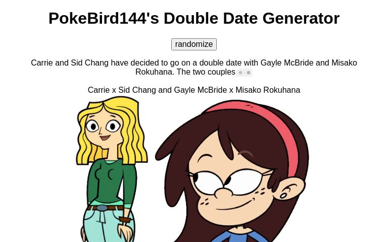 PokeBird144's Double Date Generator
