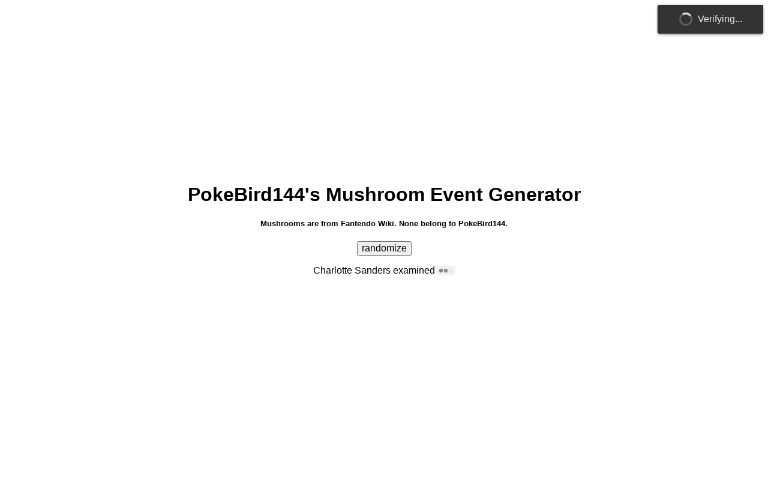 PokeBird144's Mushroom Event Generator