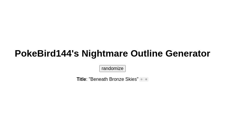 PokeBird144's Nightmare Outline Generator