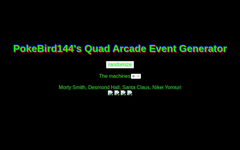 PokeBird144's Quad Arcade Event Generator