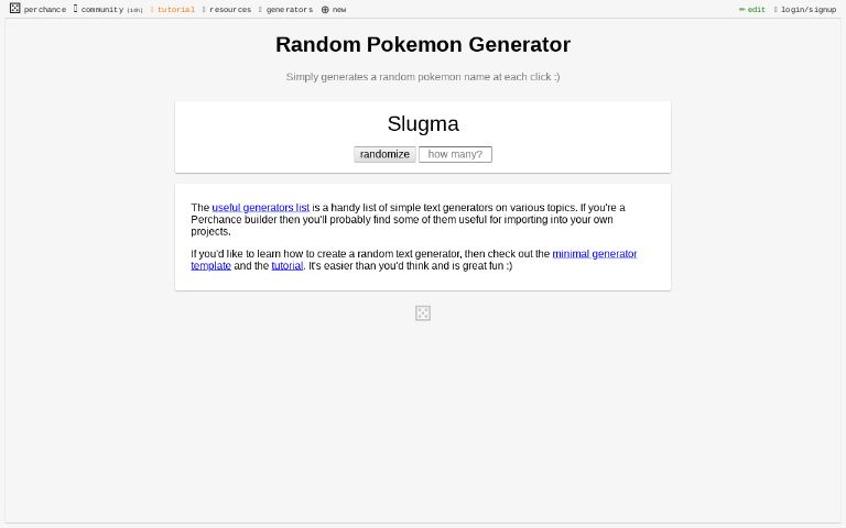 Random Pokemon Generator
