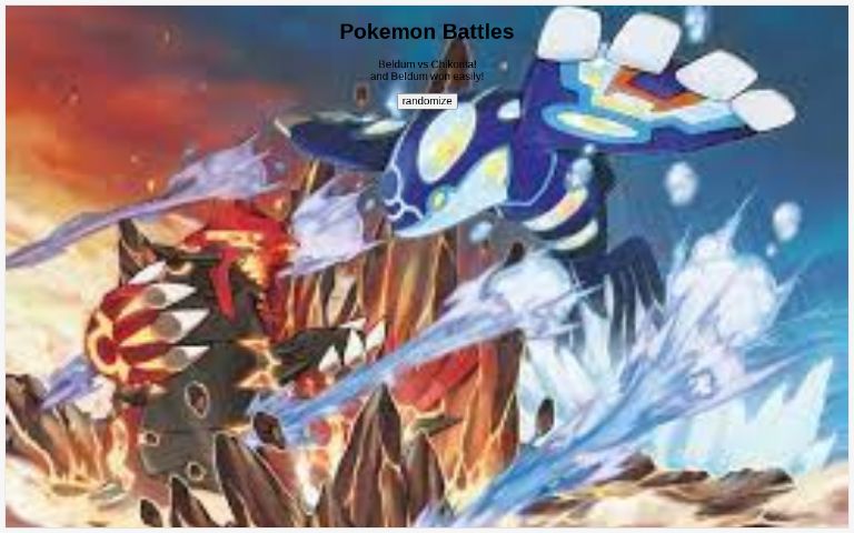 Pokemon Battles ― Perchance Generator