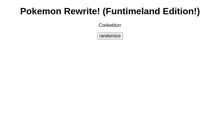 Pokemon Rewrite! (Funtimeland Edition!) ― Perchance Generator