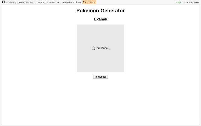 Pokemon Generator