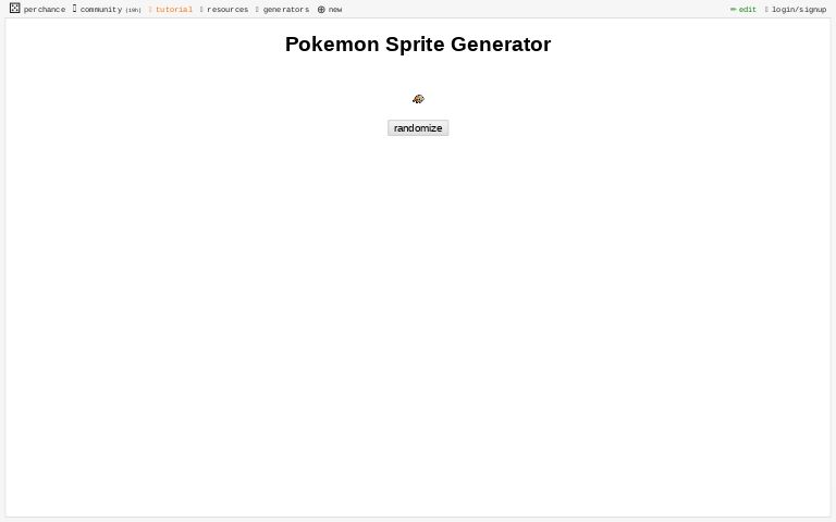 Pokemon Sprite Generator