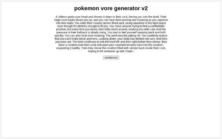 pokemon vore generator v2