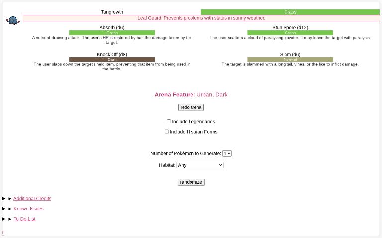 Pokeymanz Encounter ― Perchance Generator