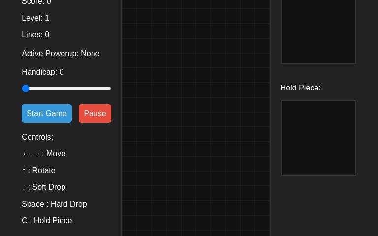 Tetris+ ― Perchance Generator