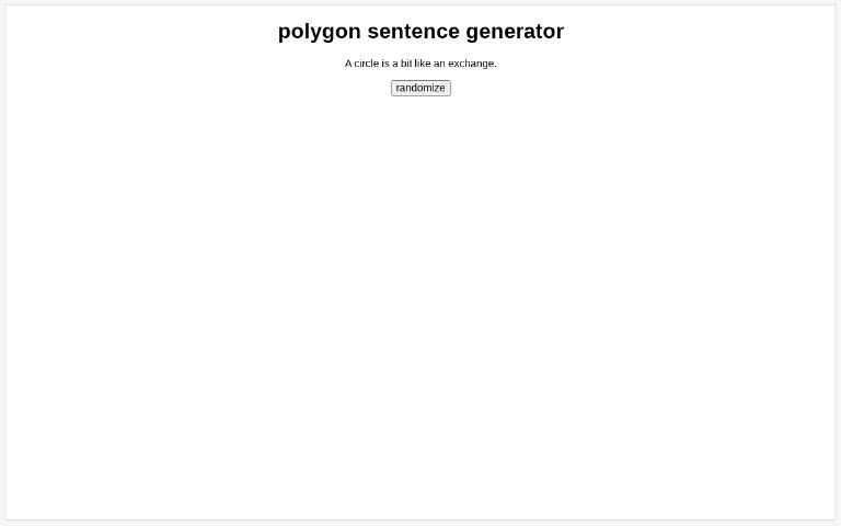 Minimal ― Perchance Generator