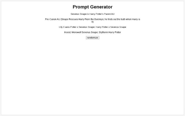 Prompt Generator