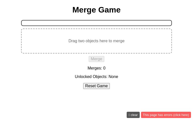 Merge Game ― Perchance Generator