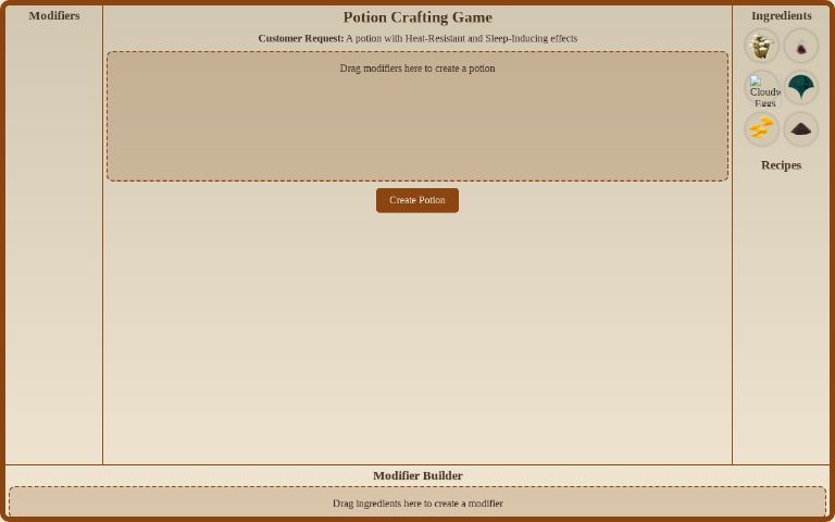 Potion Crafting Game ― Perchance Generator