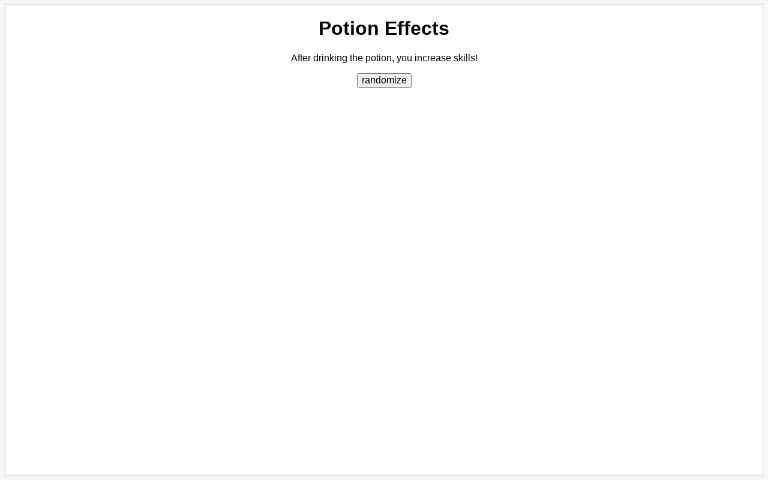 Potion Effects ― Perchance Generator