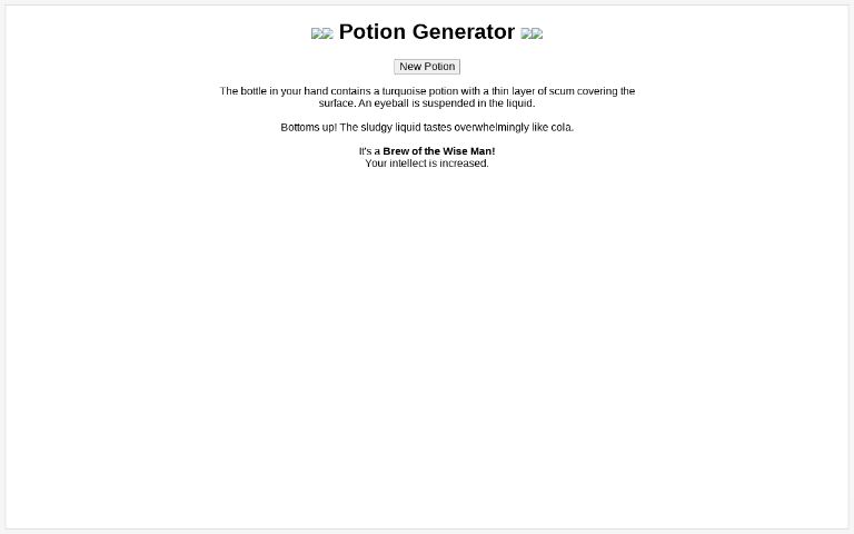 Potion Generator