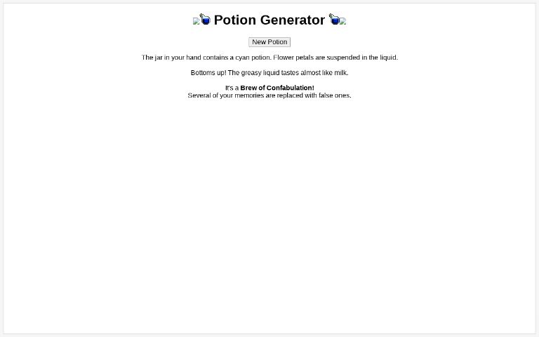 Potion Generator