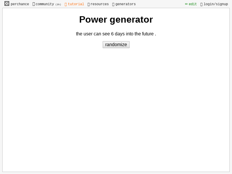 Power generator