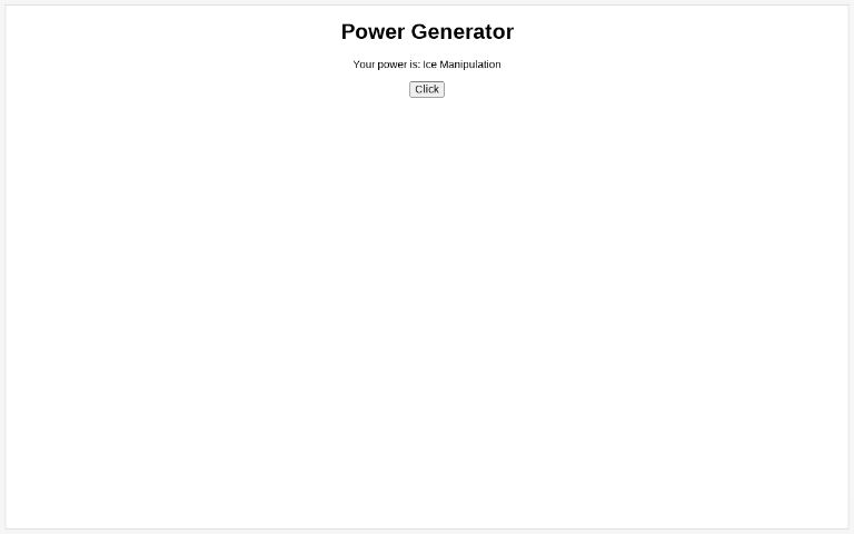 Power Generator