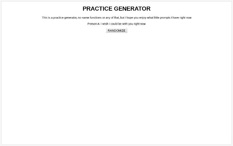 PRACTICE GENERATOR