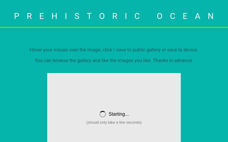 Prehistoric-Ocean ― Perchance Generator