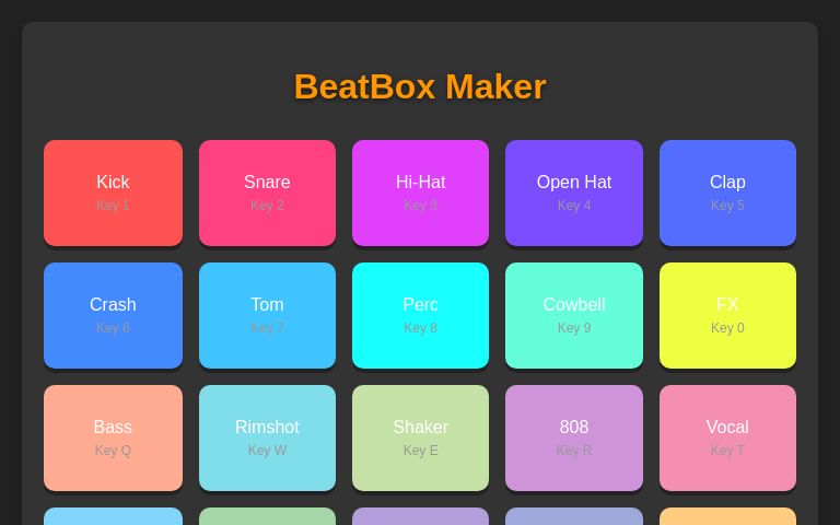 BeatBox Maker ― Perchance Generator
