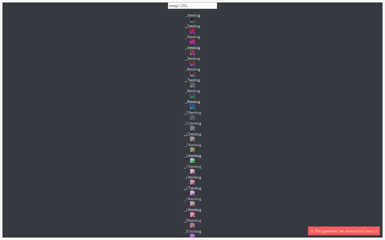 Prismatic Testing ― Perchance Generator