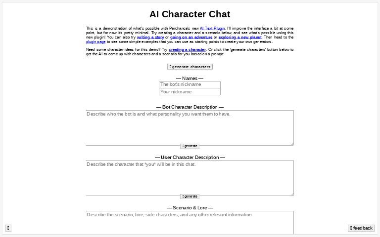 AI Chat & Roleplay (free, no sign-up, fast, unlimited)