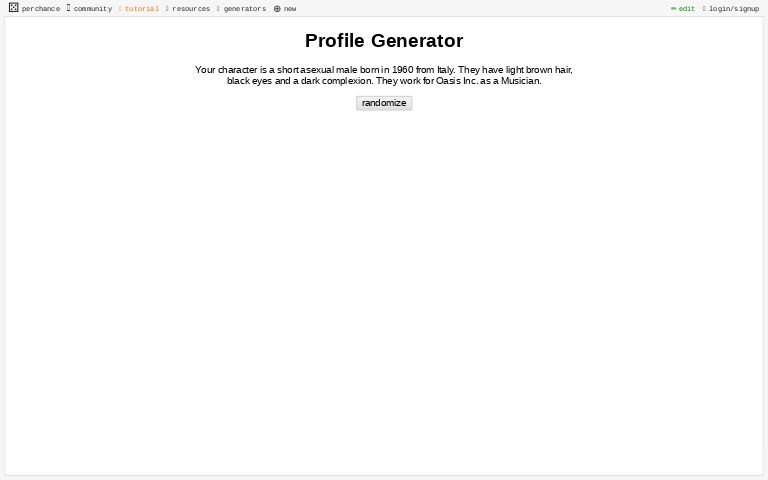 Profile Generator