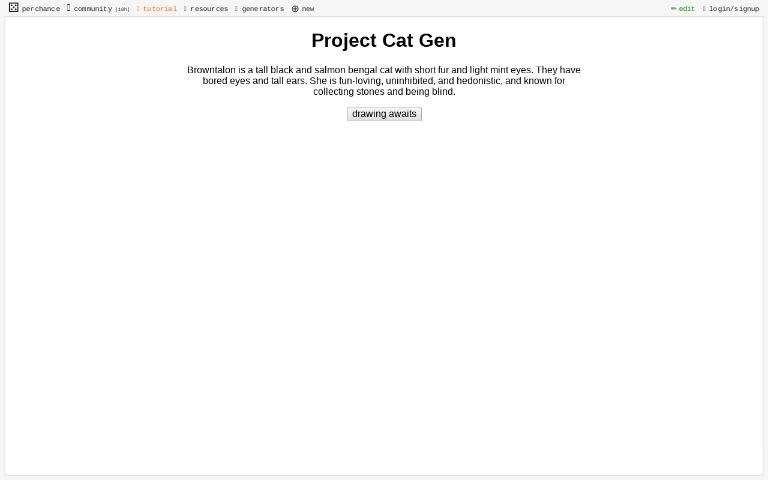 Project Cat Gen
