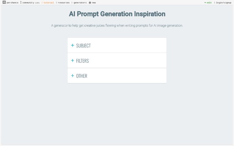 AI Prompt Generation Inspiration