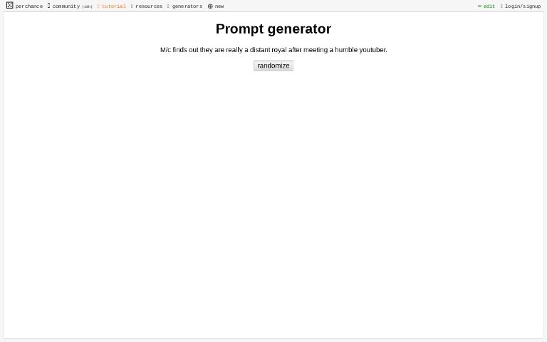 Prompt generator