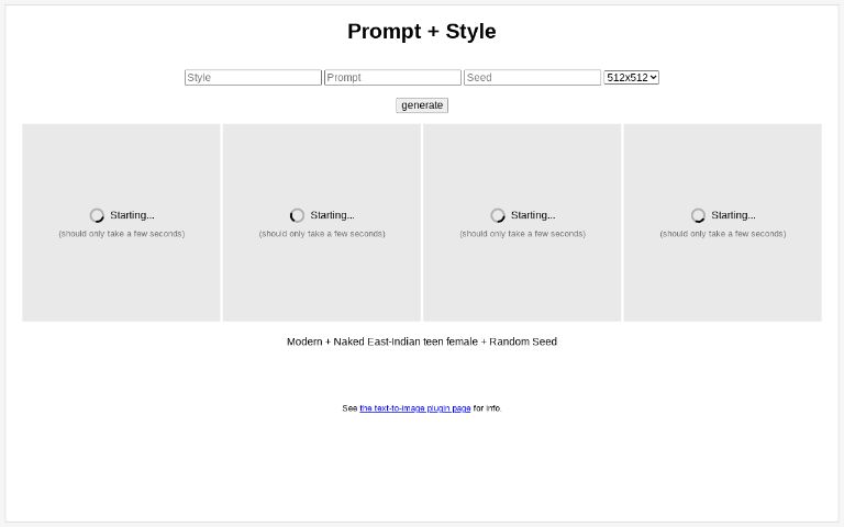 Prompt + Style ― Perchance Generator