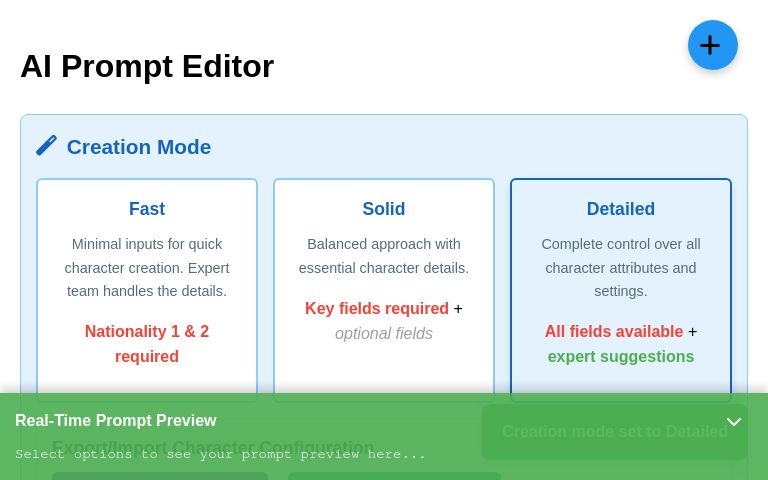 AI Prompt Editor ― Perchance Generator
