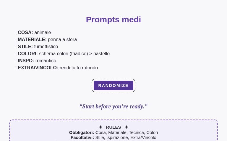 Prompts medi ― Perchance Generator