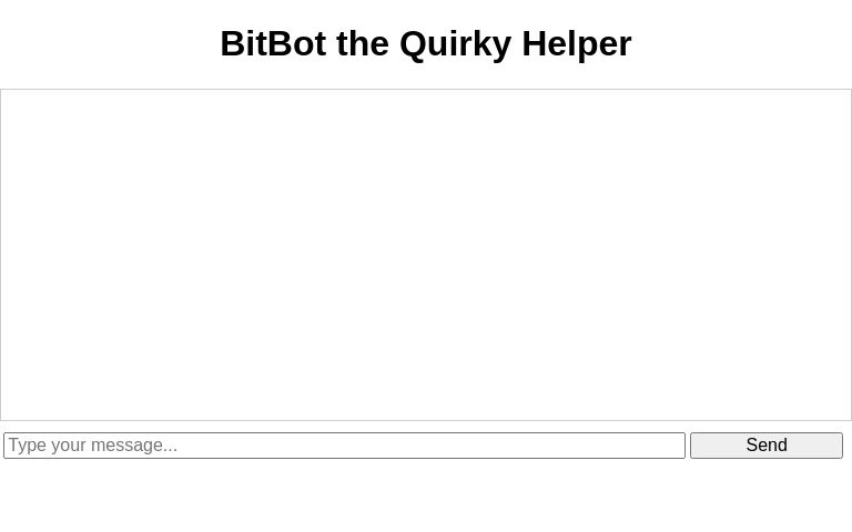 BitBot the Quirky Helper ― Perchance Generator