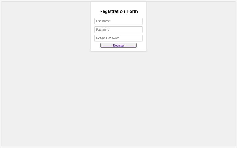 Registration Form ― Perchance Generator