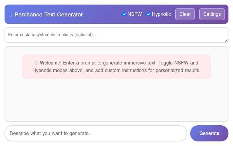 🌀 Perchance Text Generator