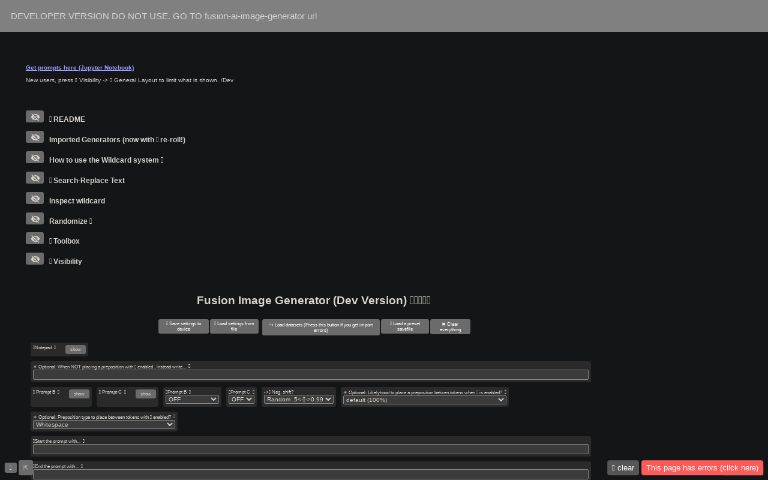Fusion Image Generator (Stable Diffusion Free AI No Limit) 🔸 📝🔰🔹