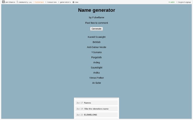 Name generator