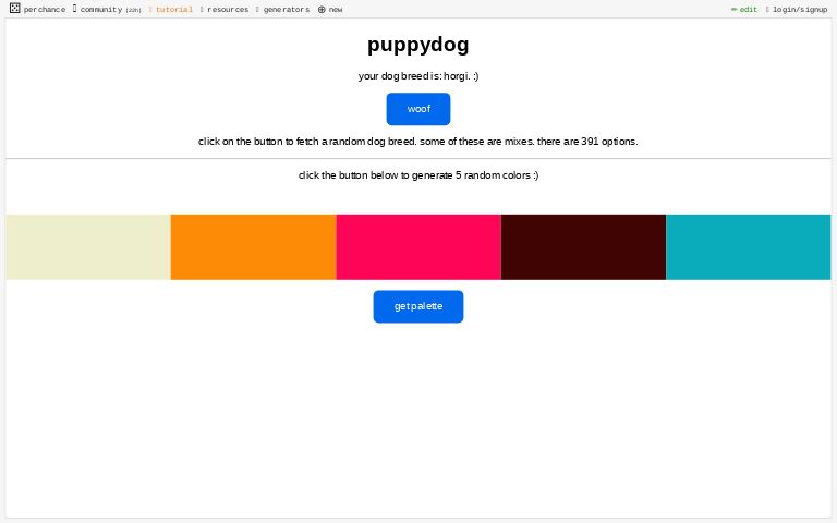 puppydog ― Perchance Generator