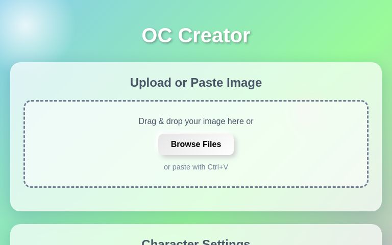 OC Creator ― Perchance Generator