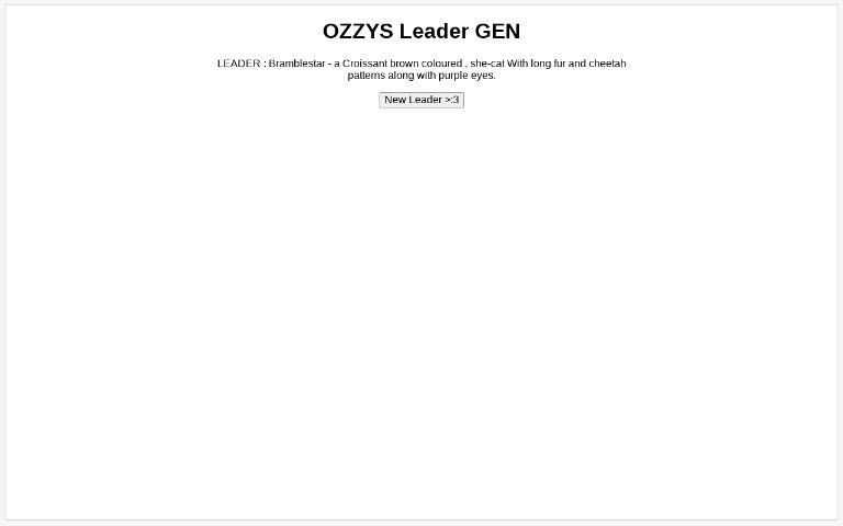 OZZYS Leader GEN