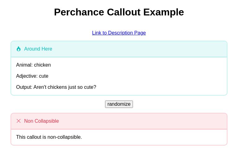 Perchance Callout Example ― Perchance Generator