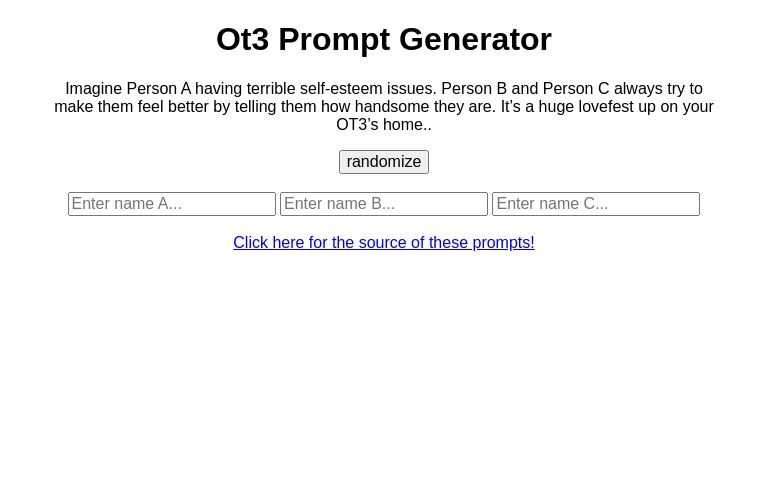 Ot3 Prompt Generator