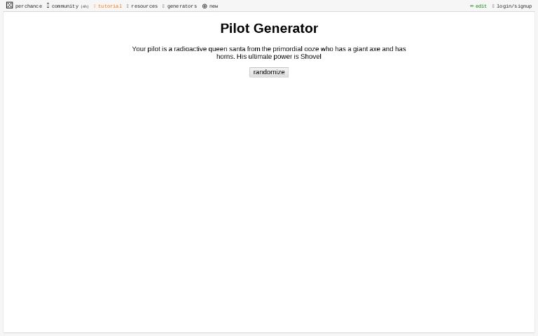 Pilot Generator